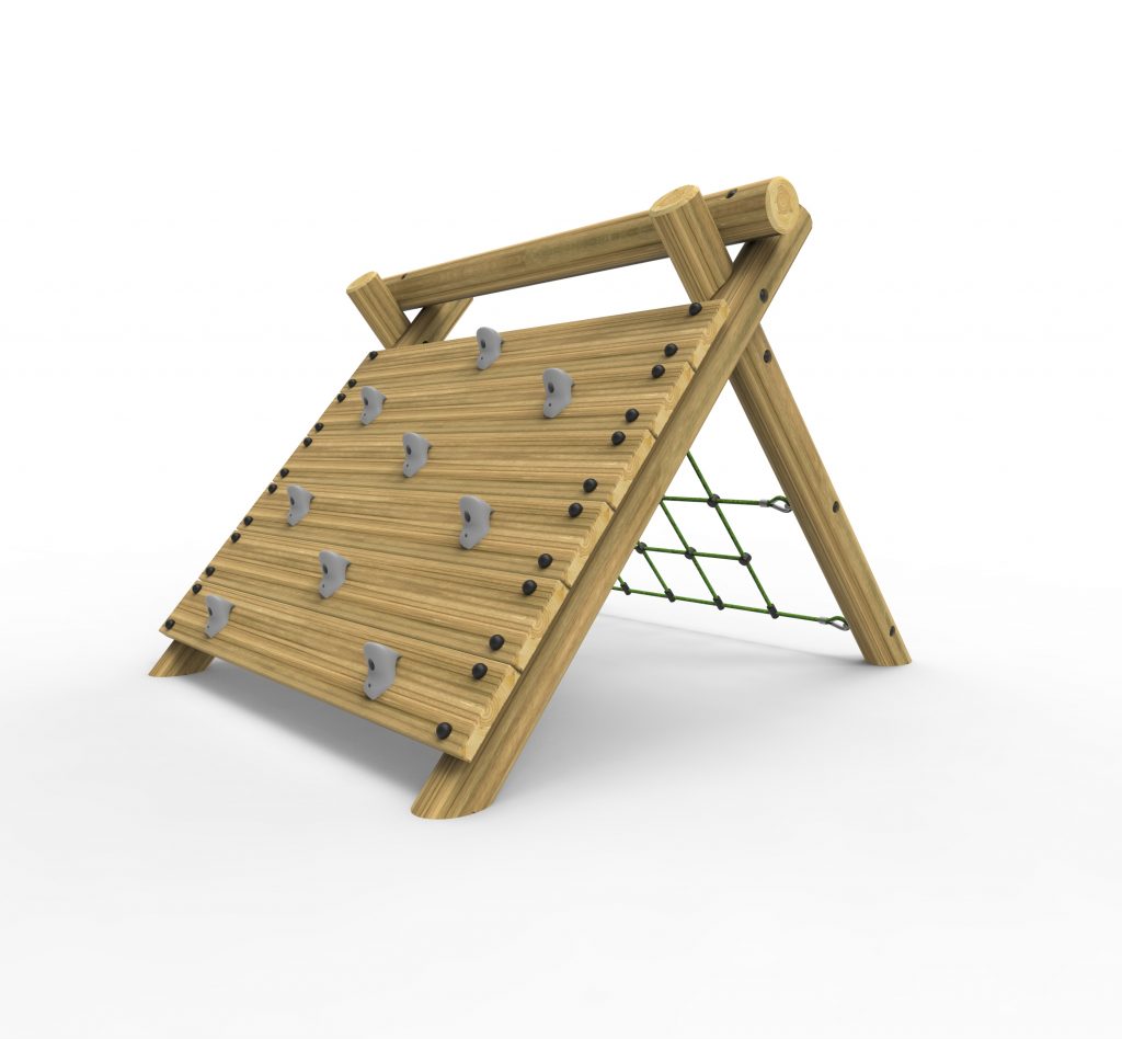 PPHT0023-A - Small A Frame Net and Rock Wall Climber Standard - M&M Timber