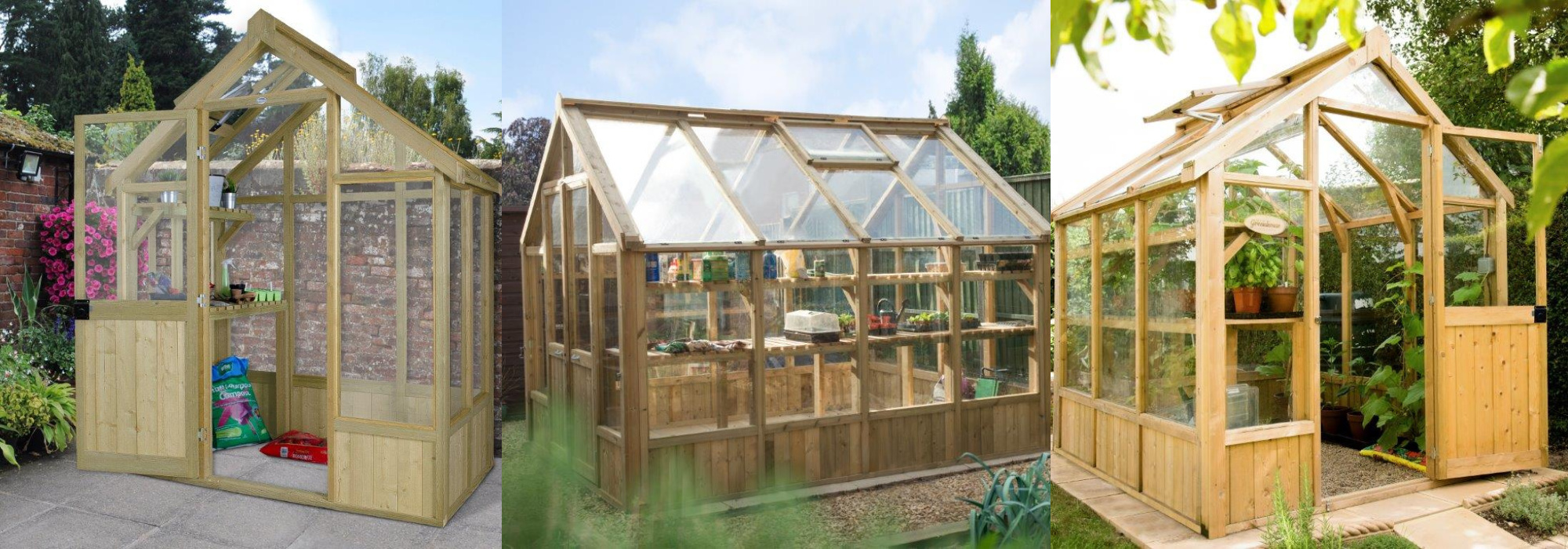 M&M Timber Vale Greenhouses for Planting and Growing
